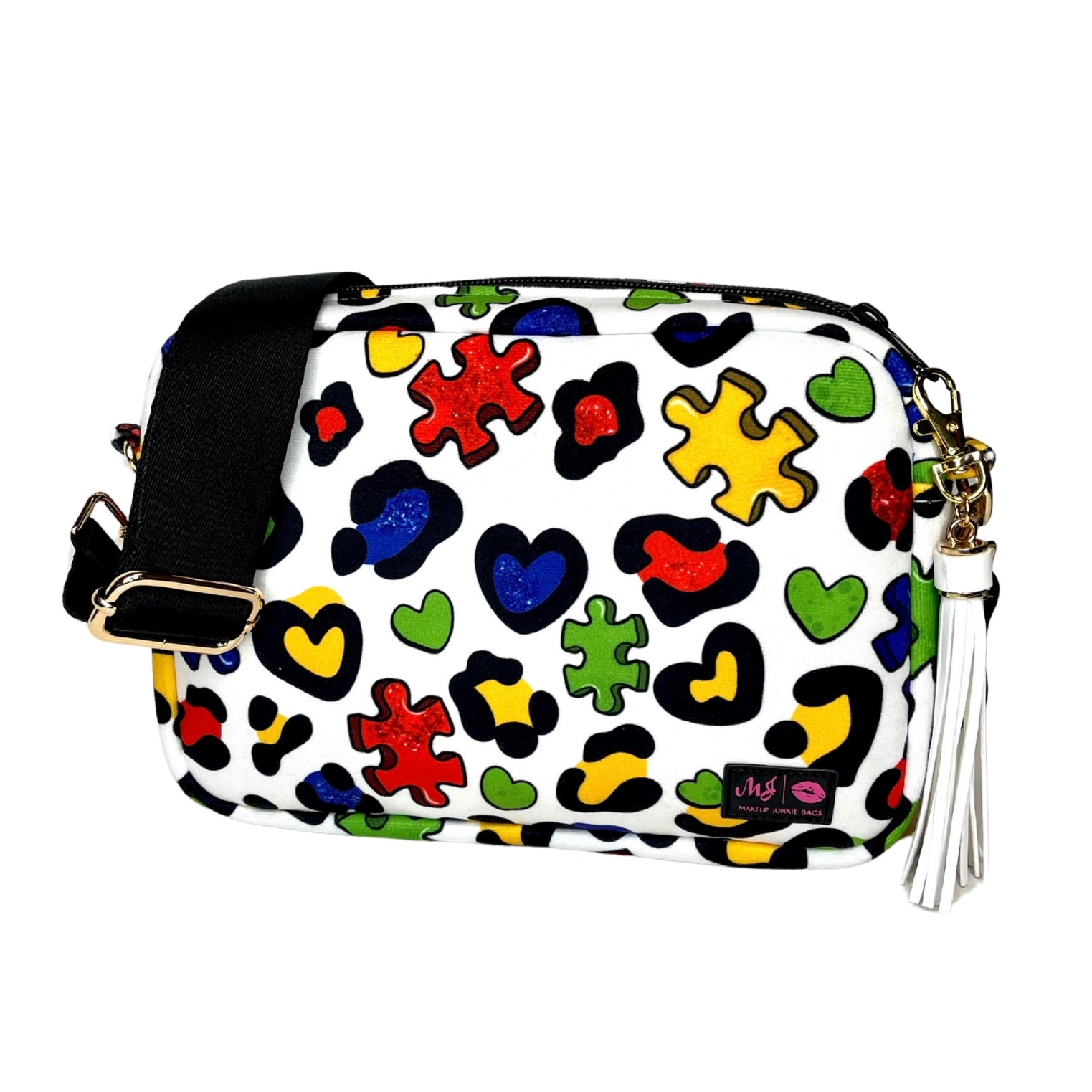 Autism Awareness Cheetah Uptown – Makeup Junkie Bags
